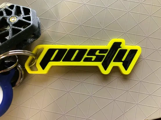 Post Malone 钥匙链 'posty' 二次创作 - 来自 Micheal Folan - MakerWorld