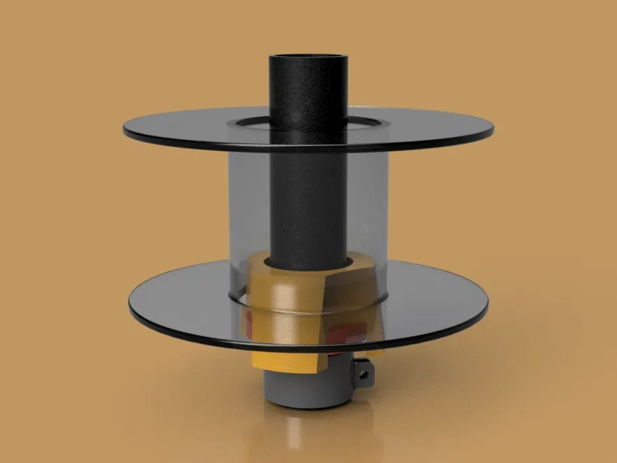 带3D打印轴承的水平线轴架 来自 dantech - MakerWorld