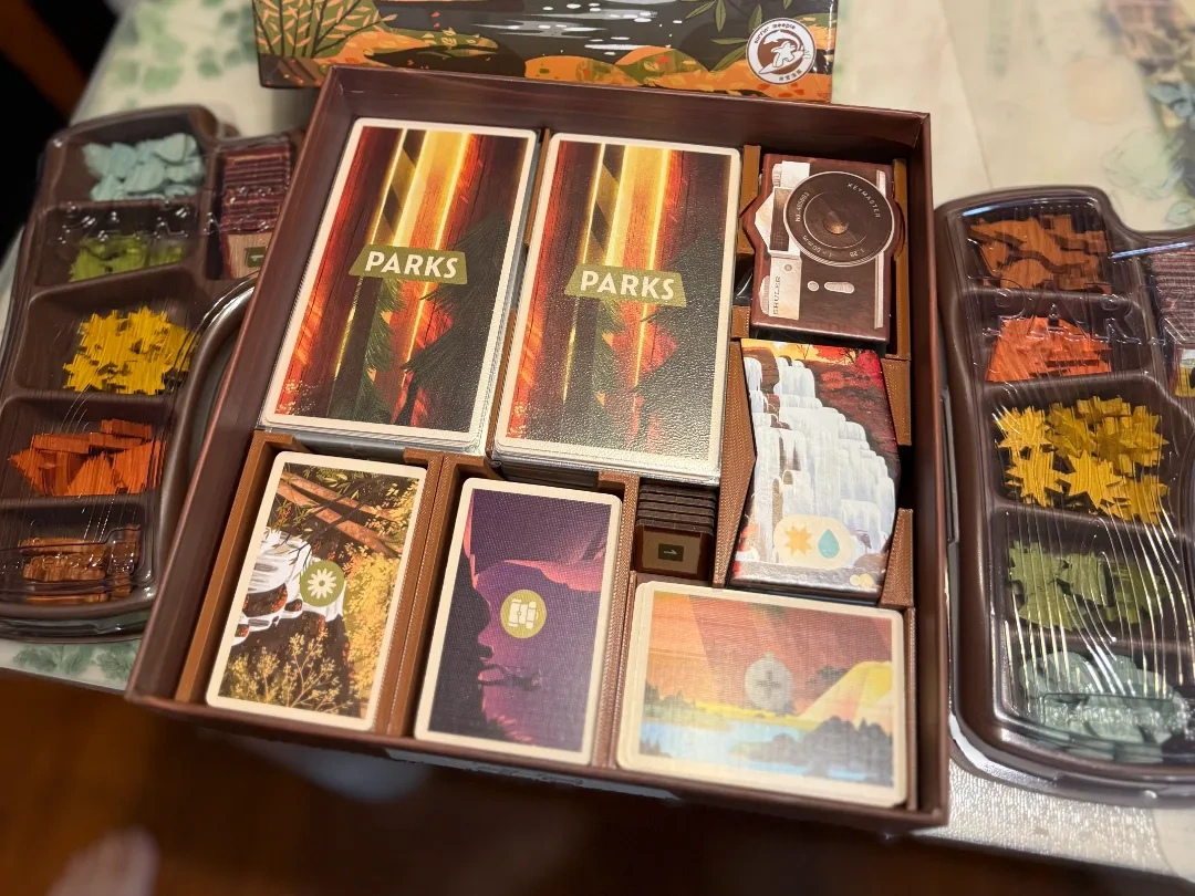國家公園 遊戲收納 (可裝全部擴充) Parks inserts (all expansions) 二次创作 - 来自 toilet ...