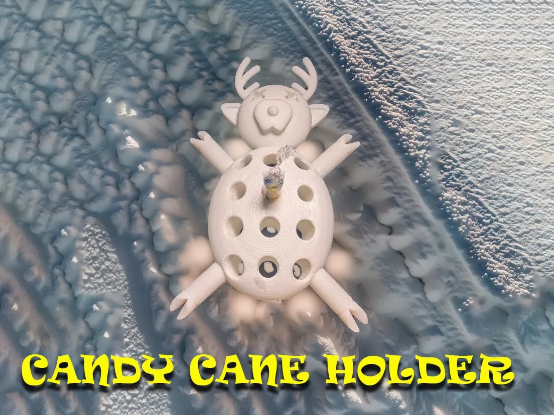 拐杖糖驯鹿 来自 Eevul_Machinations - MakerWorld