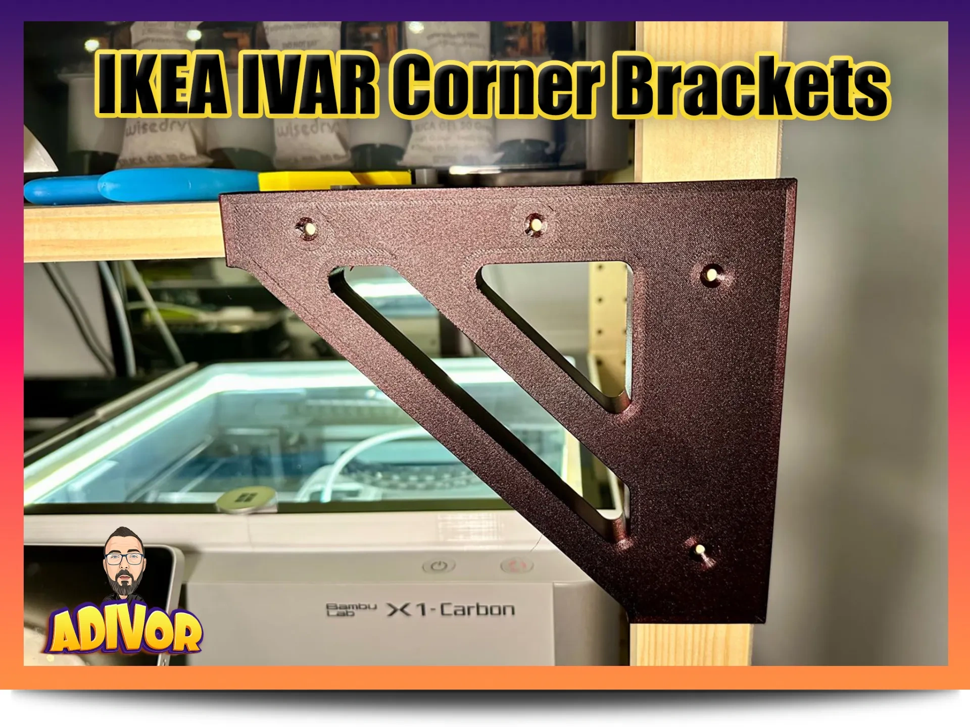 宜家IVAR角撑 来自 Adivor - MakerWorld