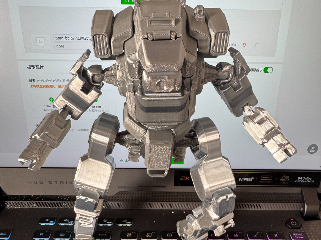 泰坦陨落2 BT7274 修改版 二次创作 - 来自 djr kt MakerWorld：免费下载 3D 模型