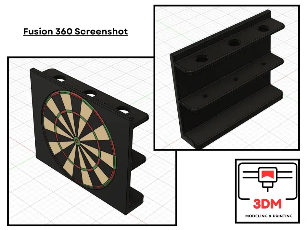 3DM - 3支飞镖架 来自 3DM - MakerWorld
