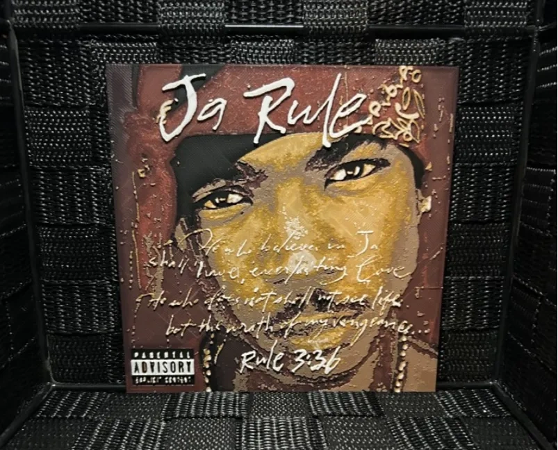 Hueforge音乐海报 - Ja Rule Rule 3:36 - 来自 JoDau - MakerWorld