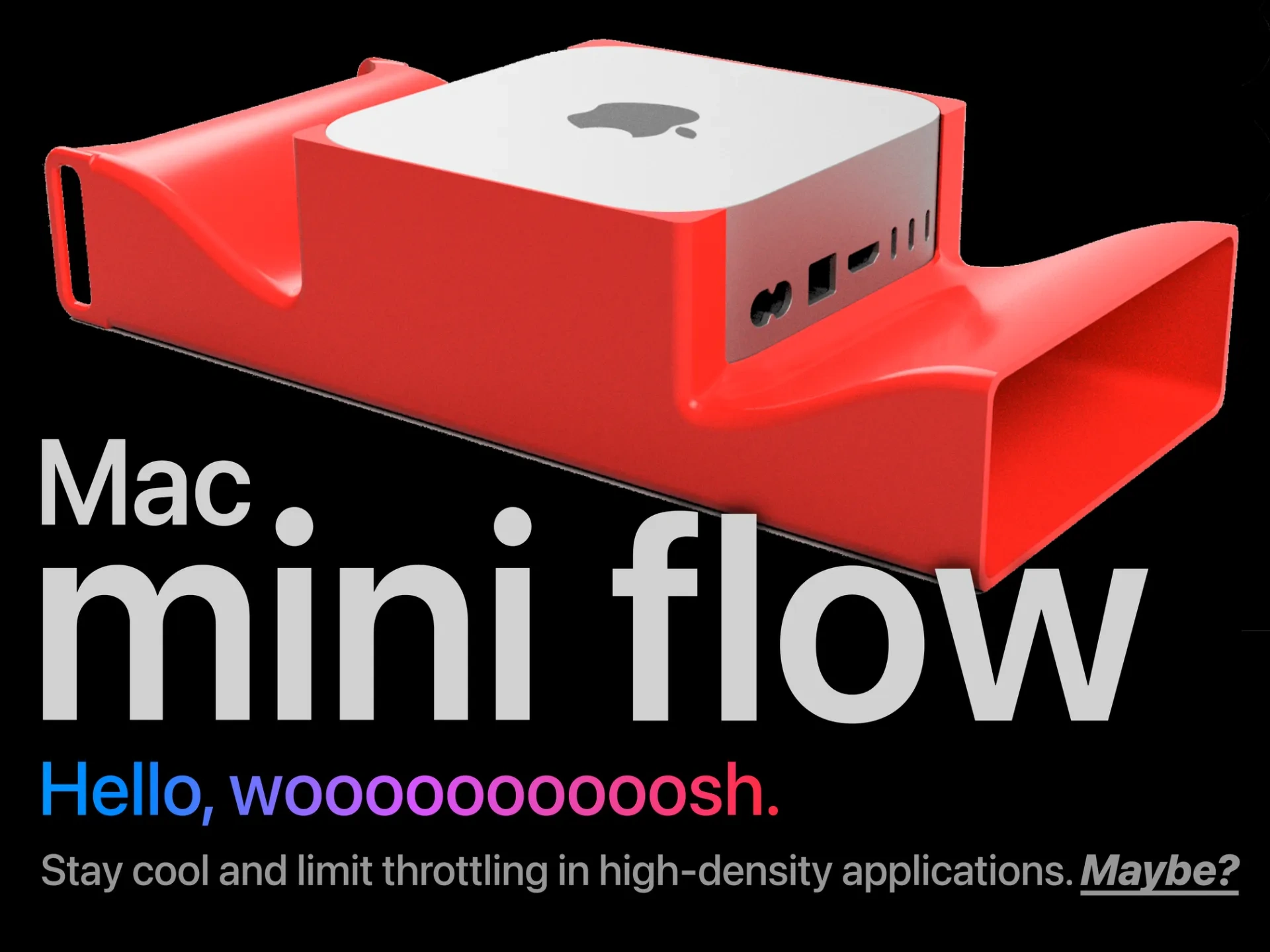 M4 Mac mini机架散热导管（概念/测试版） 来自 Jerrod H - MakerWorld