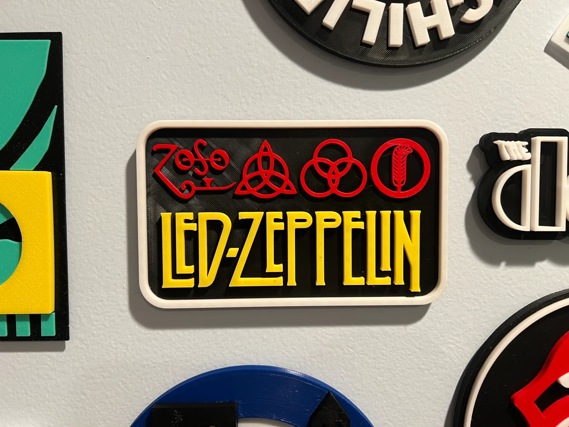 Led Zeppelin 墙面艺术 来自 Richie Rich Richie Rich - MakerWorld