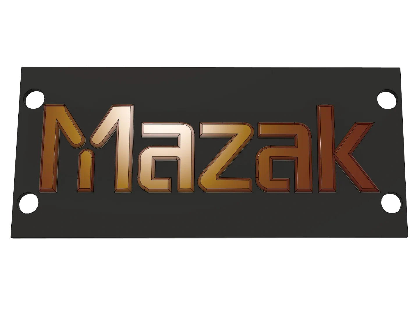 Logo MAZAK 来自 PrintOne Maker - MakerWorld