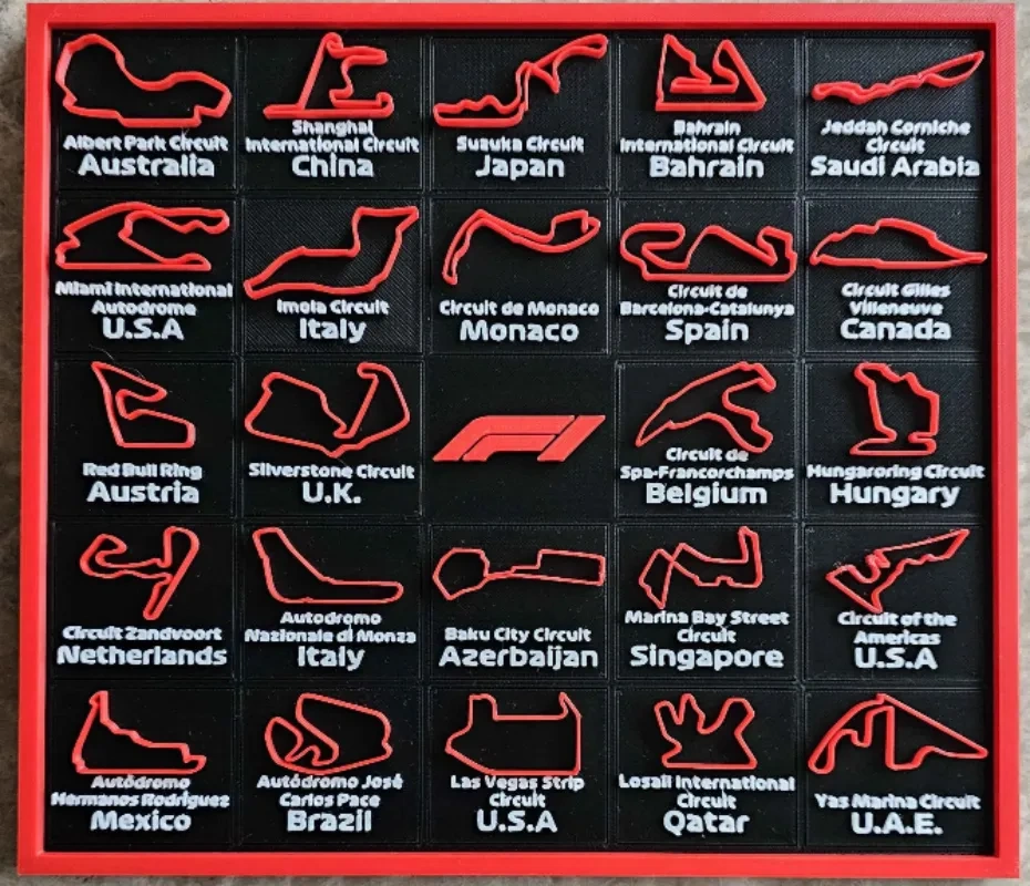 终极F1赛程日历 来自 Yojimbo - MakerWorld