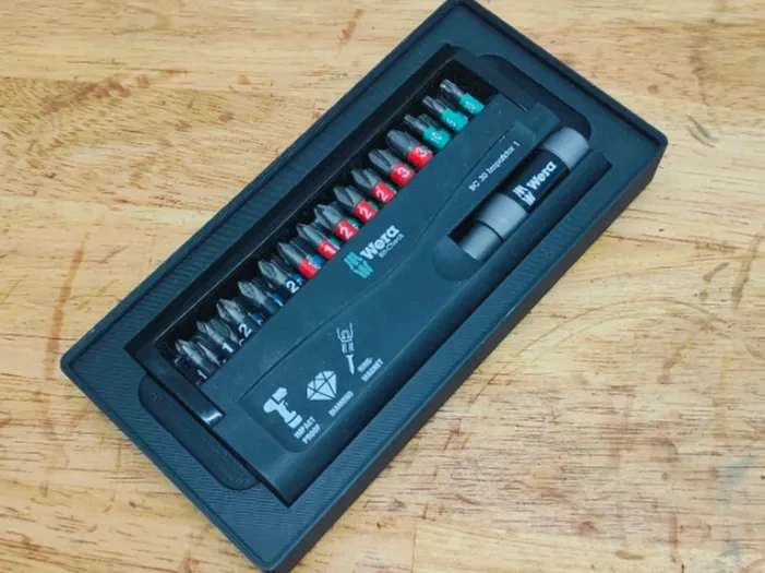 Gridfinity Wera bitcheck BC 30 Impaktor 1 支架 来自 Llama16 - MakerWorld