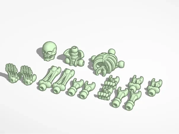 skeleton model 来自 Smurf - MakerWorld