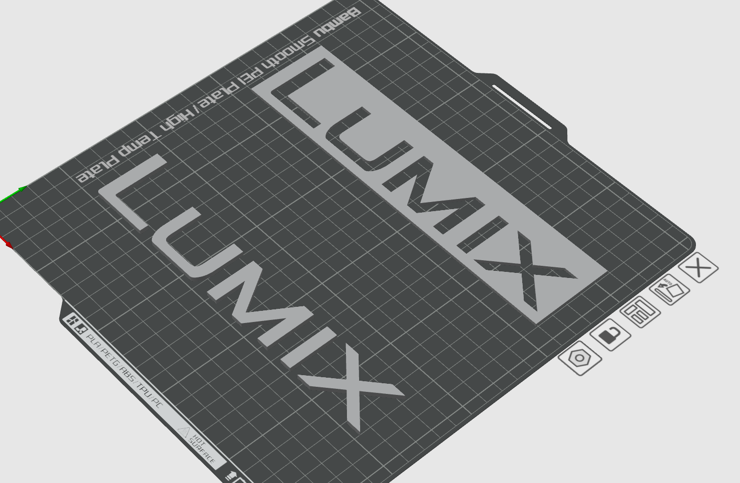 Lumix标牌 来自 user114514 - MakerWorld