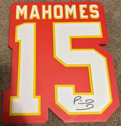 Patrick Mahomes 15 号铭牌 来自 Christianlee21 - MakerWorld