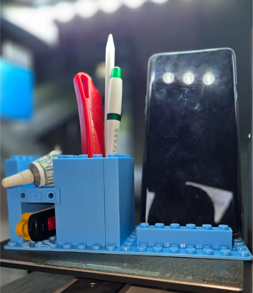 积木桌面整理器 来自 Patrick Prints MakerWorld：免费下载 3D 模型