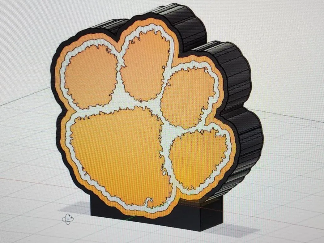 Clemson Tigers Lightbox 来自 Kristy Enterprises, LLC - MakerWorld