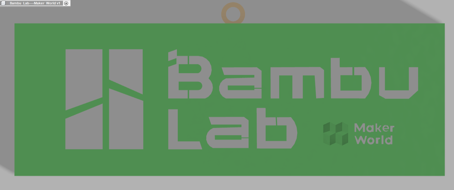 Bambu Lab----Maker World挂件 来自 xyf - MakerWorld