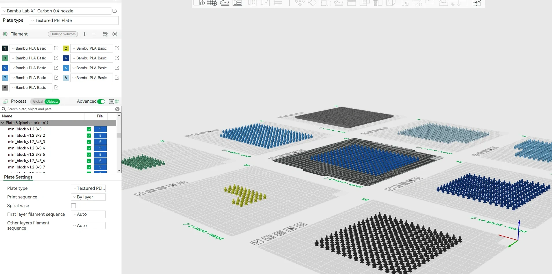 星空像素艺术拼图 (大) 来自 Dani_3D - MakerWorld