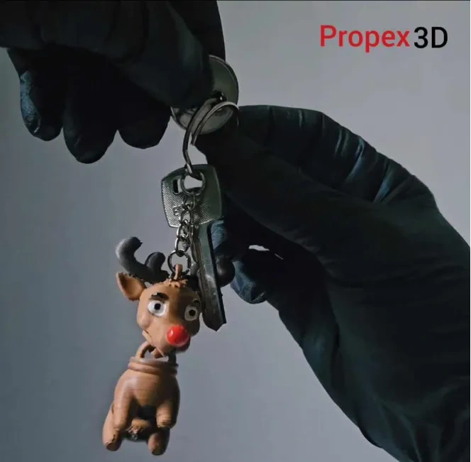 可动钥匙链-鲁道夫驯鹿 来自 Propex3D - MakerWorld