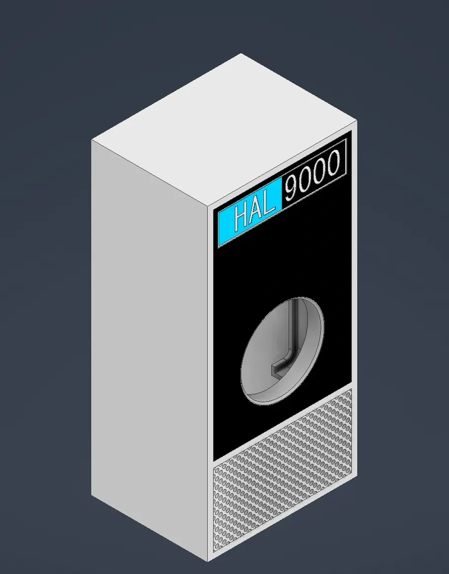 Home Assistant Voice - HAL 9000 机箱 来自 Howlingmuffin - MakerWorld