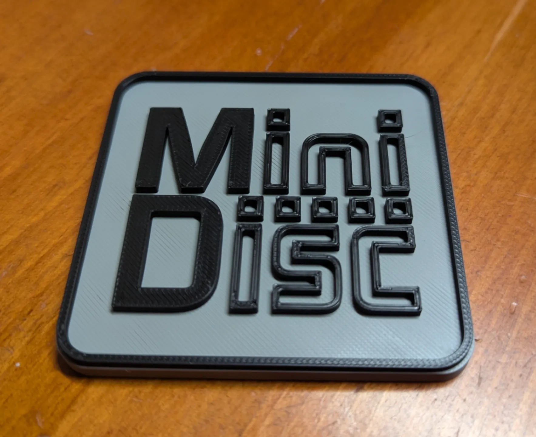 MiniDisc标志徽章 来自 DXintel - MakerWorld