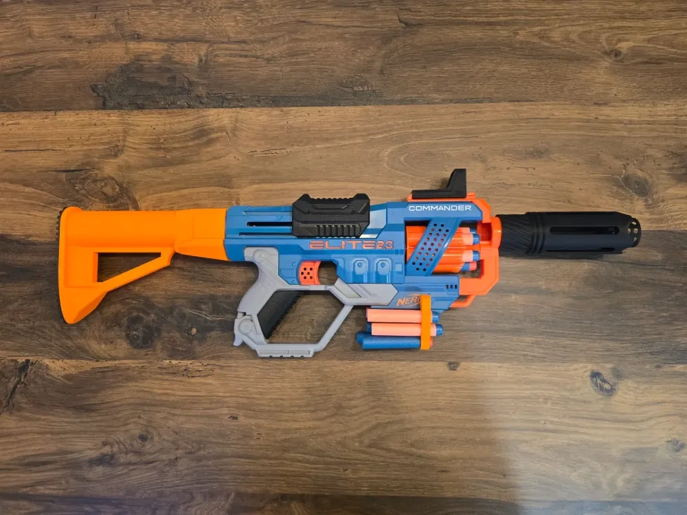 Nerf Commander Elite 2.0枪管补偿器V2 来自 Horry3 - MakerWorld