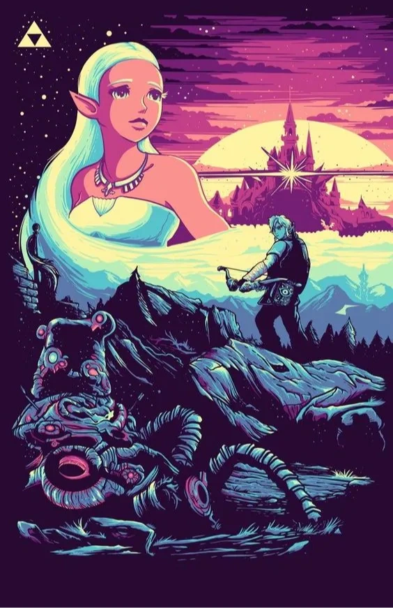 塞尔达传说：旷野之息-黑暗奇幻-透光浮雕 来自 L8MxVideo - MakerWorld