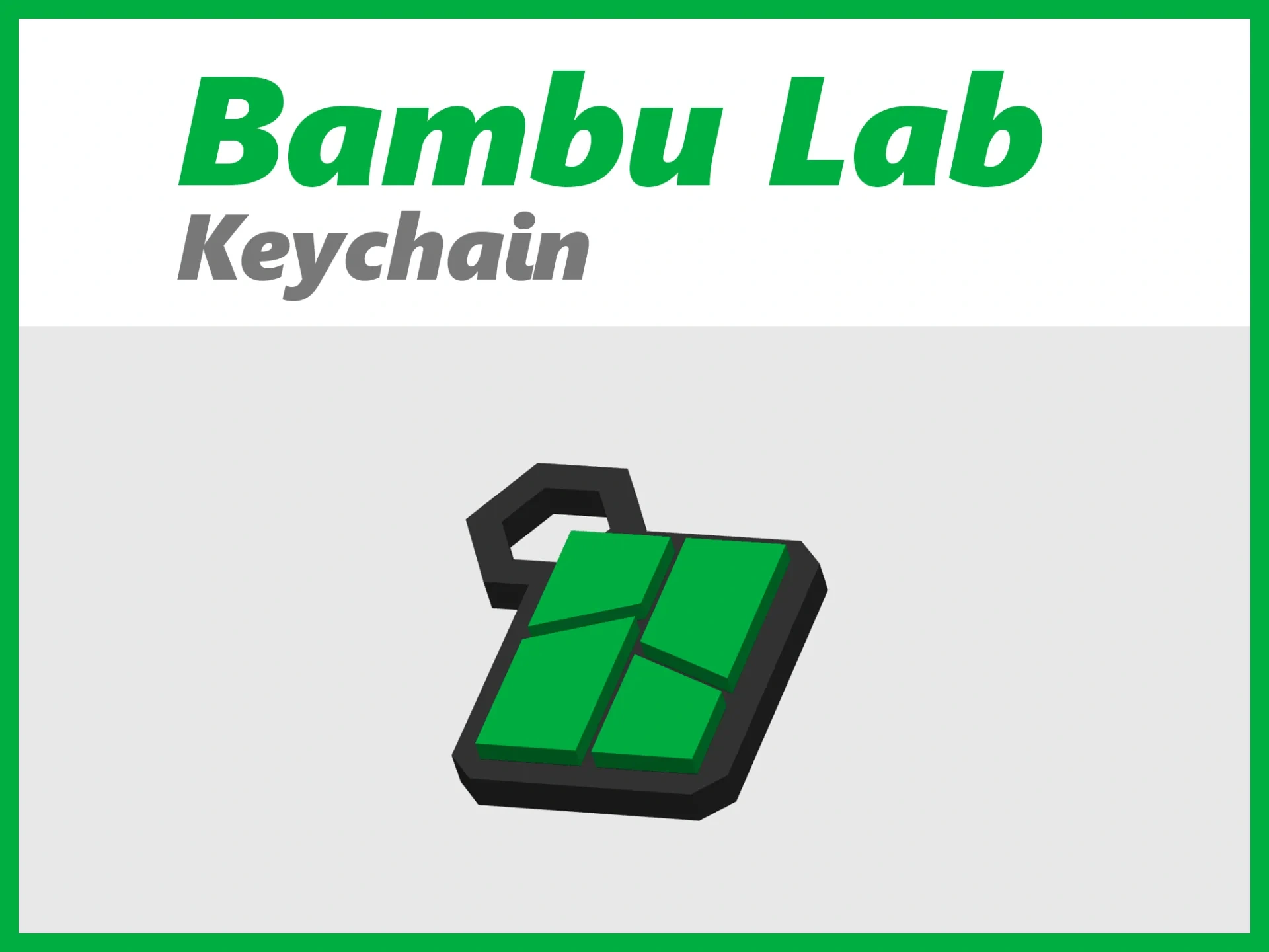 Bambu Lab Keychain 来自 Libang - MakerWorld