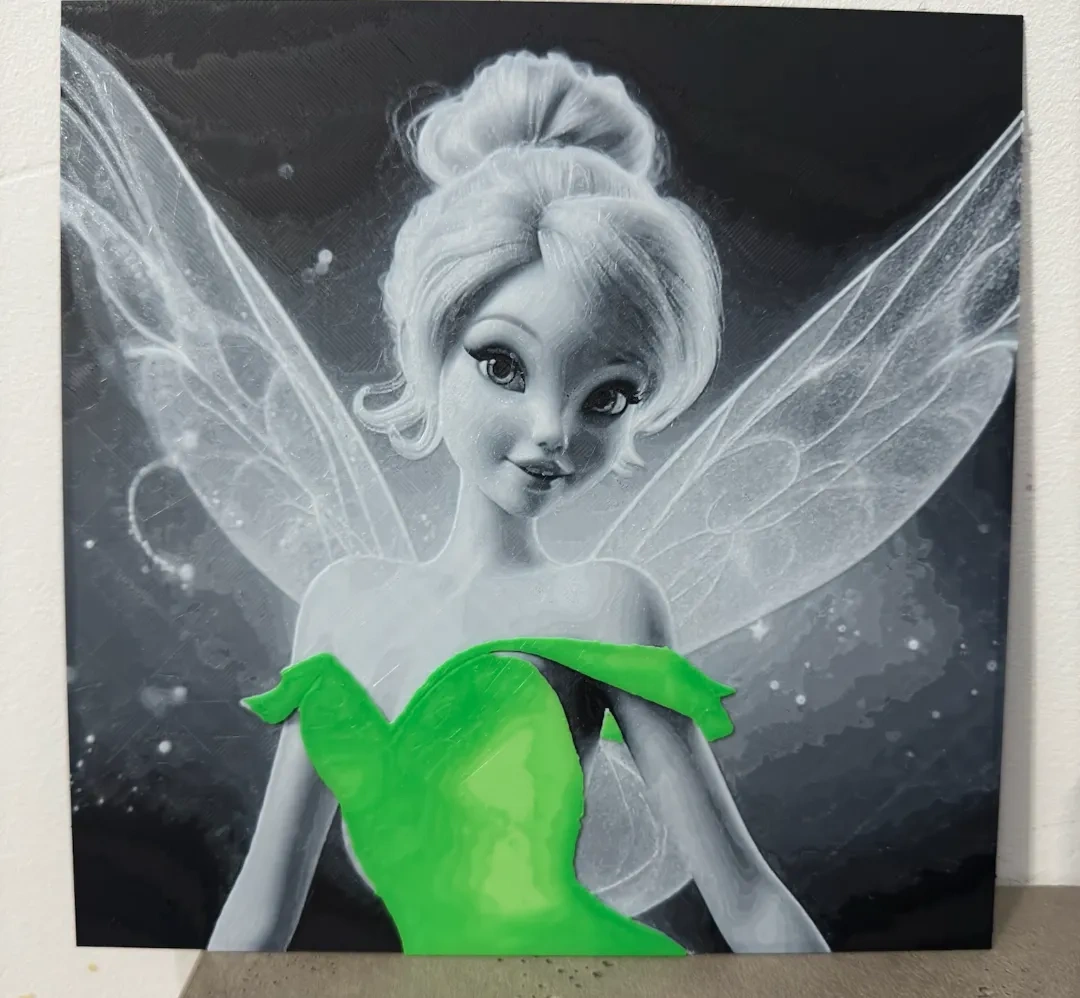 Tinkerbell Hueforge 来自 Snak3Eyes - MakerWorld