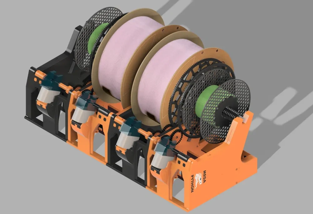 Mega Python AMS——极致Bambu Lab AMS 来自 humebeam - MakerWorld