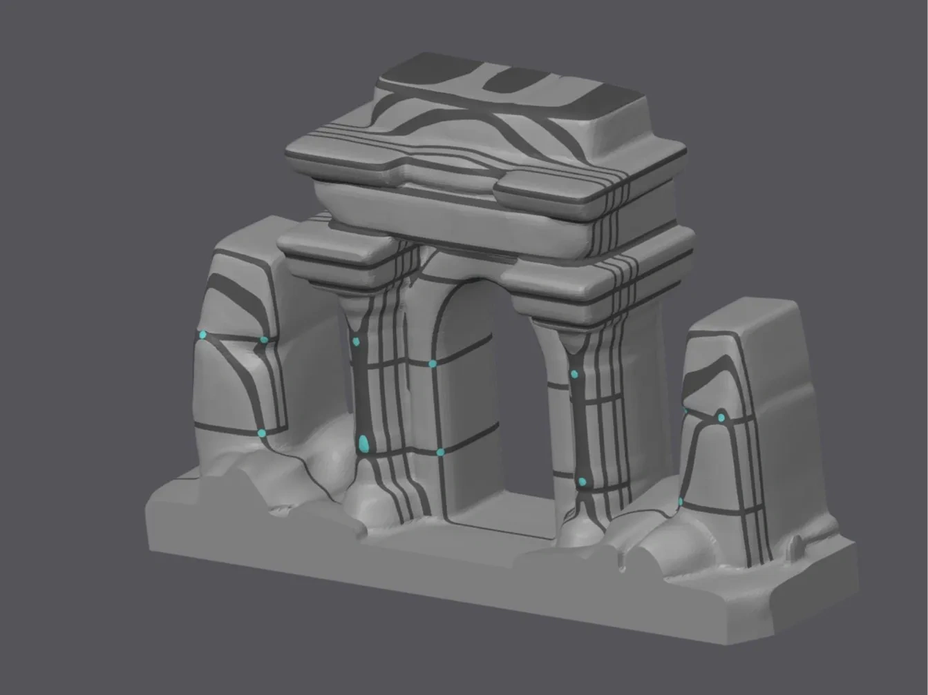 萨罗贝废墟展示 来自 Sarobey - MakerWorld