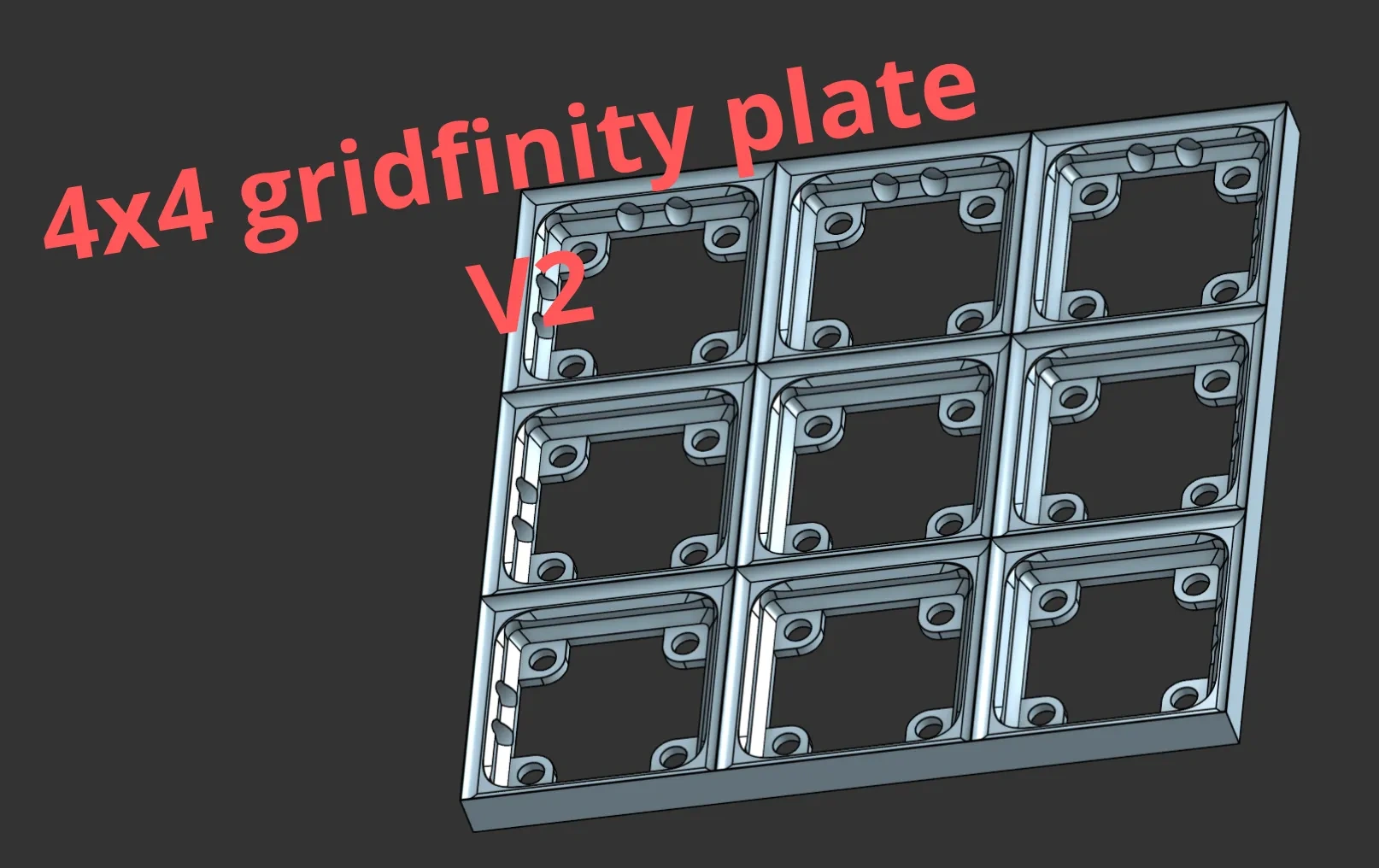 gridfinity 3x3 打印板 V2 来自 gerard - MakerWorld