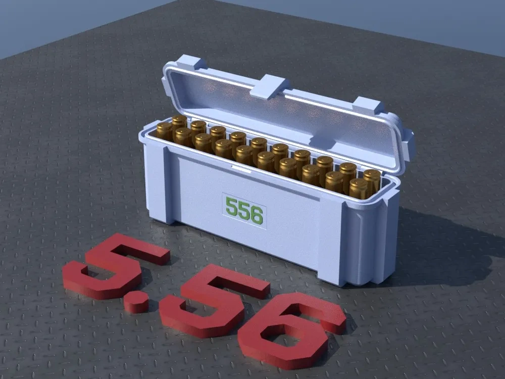5.56弹药箱，20发弹药储存盒 来自 ildarcheg - MakerWorld