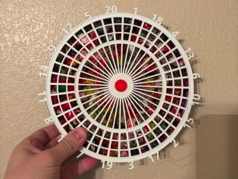 飞镖盘废料展示 来自 SolveMyProblems - MakerWorld