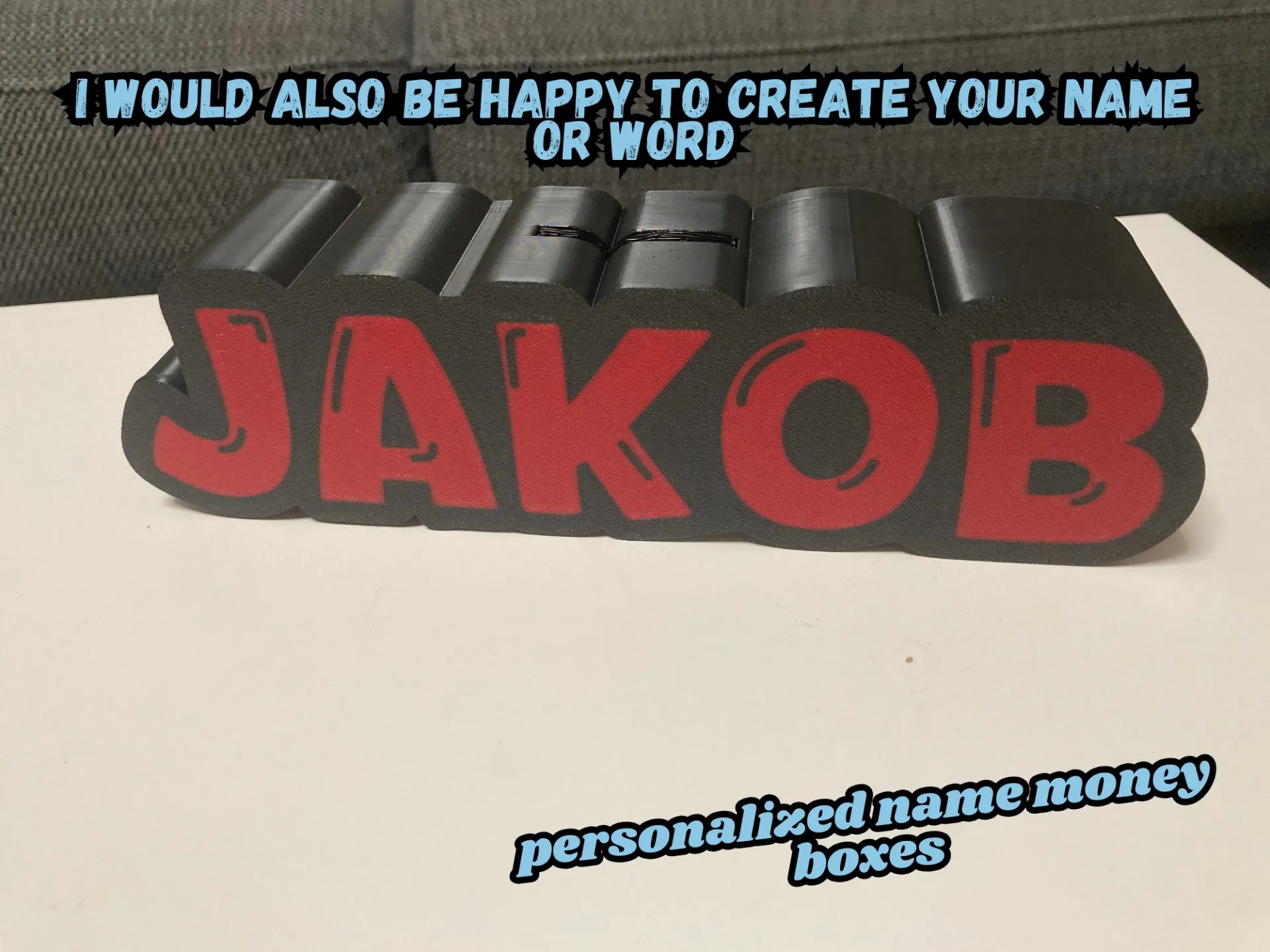 个性化姓名存钱罐 来自 baumgart05 - MakerWorld