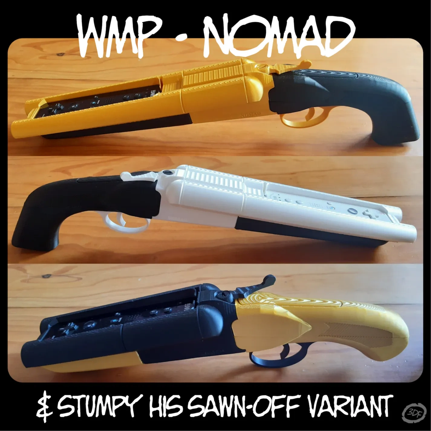WMP NOMAD - WiiMote手枪游牧者版 来自 3DFreeman MakerWorld：免费下载 3D 模型