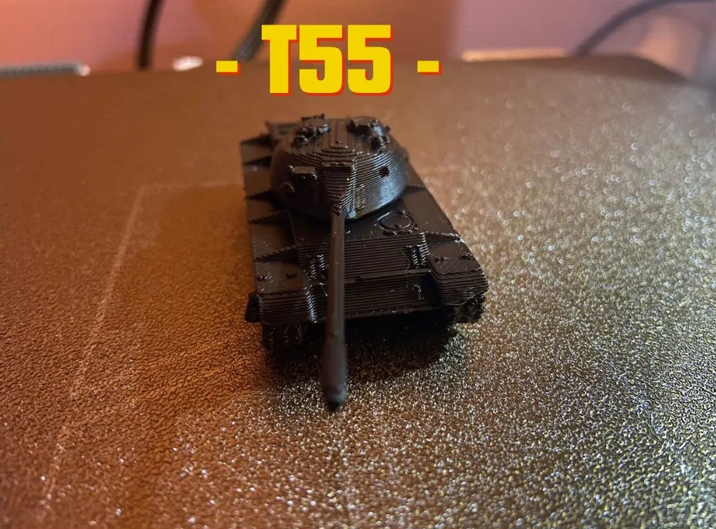 T55 - 苏联中型坦克 来自 3Dprinting & Tank models - MakerWorld