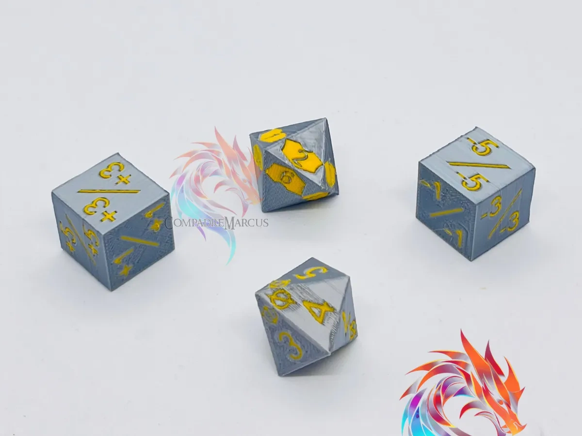 MTG基础骰子计数器 - 四件套 来自 CompadreMarcus - MakerWorld