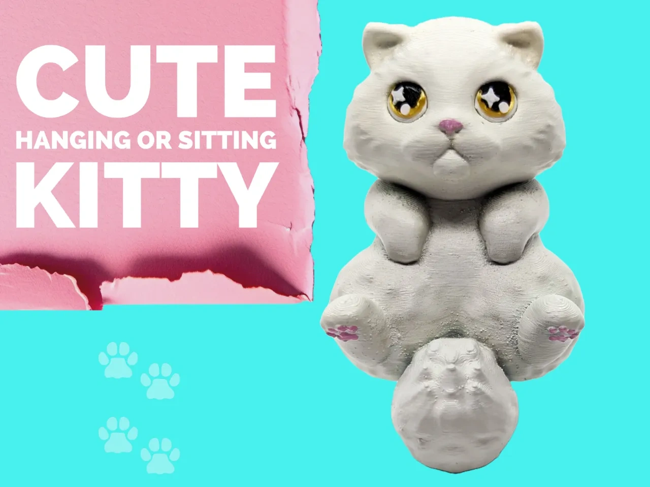 悬挂或坐姿猫咪 来自 Shotime369 - MakerWorld