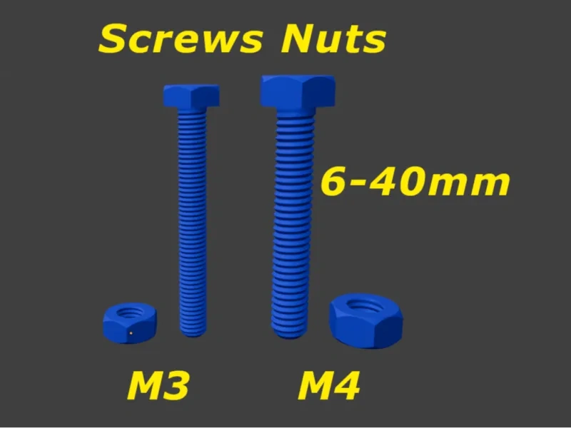 30x30型材的T型螺母: M5, M4, M3 来自 Franky - MakerWorld