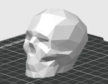 Low Poly Skull 来自 Filament Flow - MakerWorld