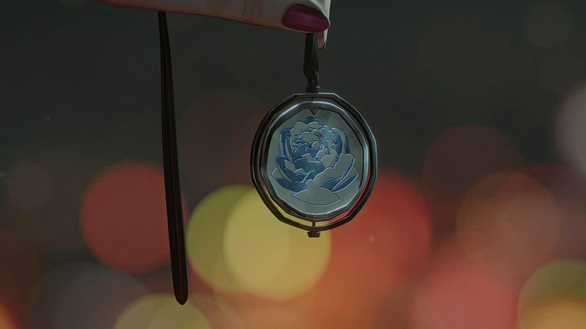 神秘蓝玫瑰项链 来自 Dimensional_Whi - MakerWorld