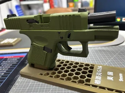 GLOCK26 GEN3基于OFFICERHAO二次验证版 二次创作 - 来自 BILLFUMakerWorld：免费下载 3D 模型