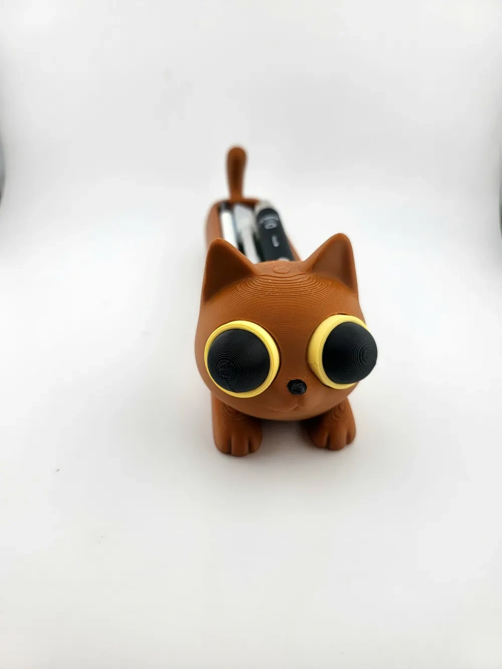 猫咪铅笔收纳盒——可爱的3D打印桌面整理器 来自 Mad power MakerWorld：免费下载 3D 模型