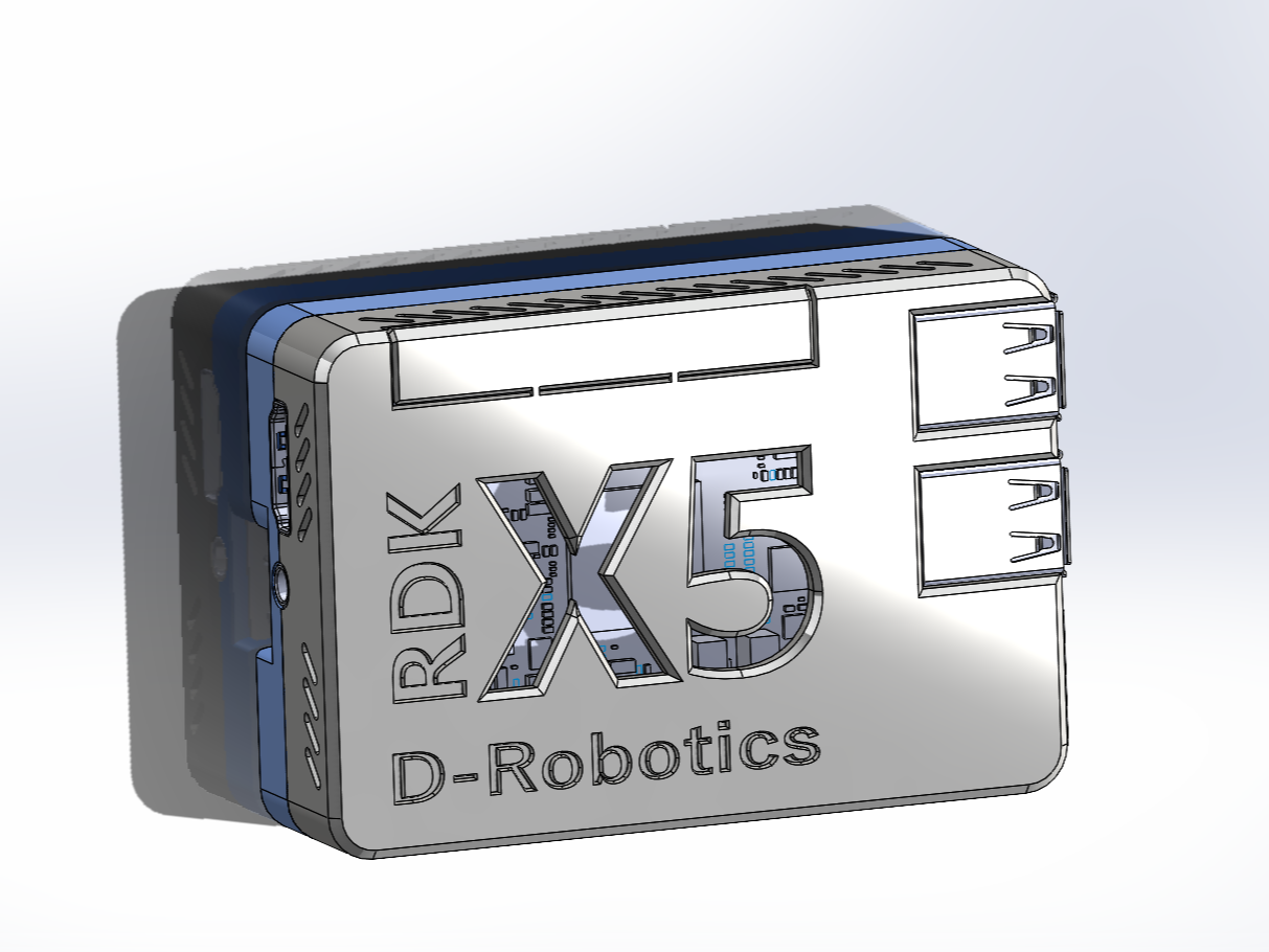 （原创）RDK X5 case （官方主板开模）外壳 来自 蓝的虎兔 MakerWorld：免费下载 3D 模型
