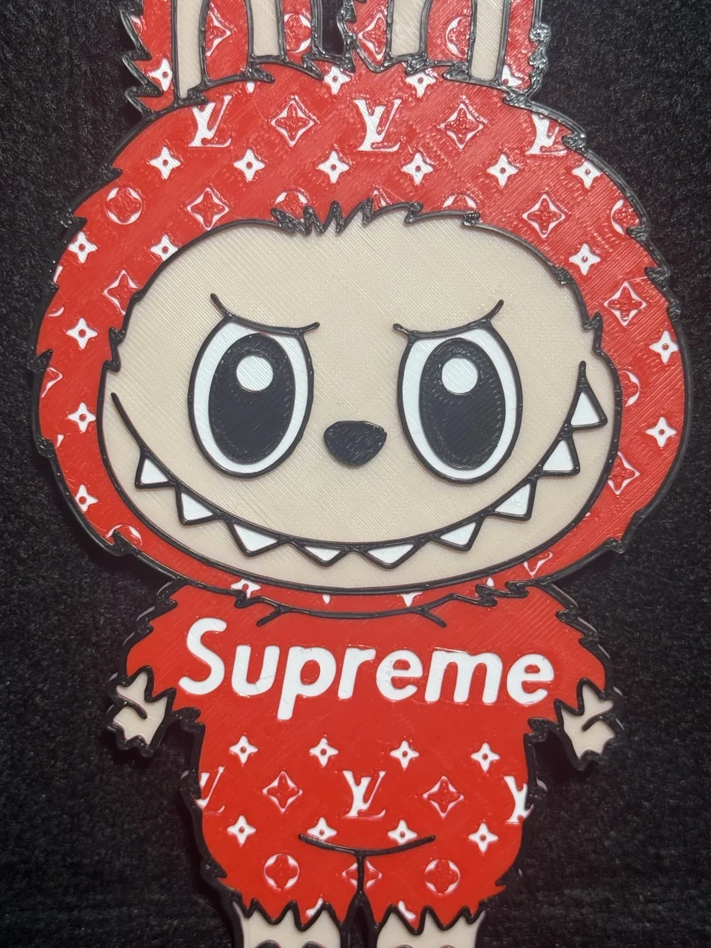 Labubu x Louis Vuitton x Supreme 波普艺术 - 无需AMS 来自 JDESIGNZ MakerWorld：免费 ...