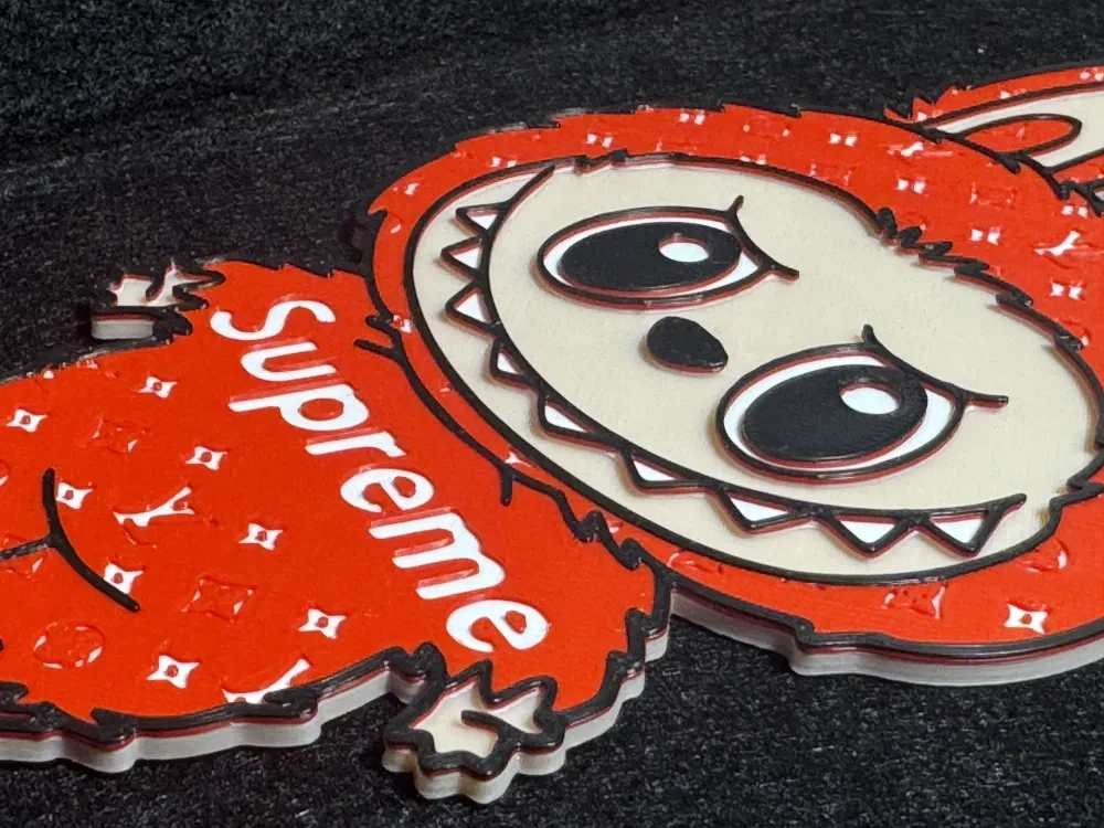 Labubu x Louis Vuitton x Supreme 波普艺术 - 无需AMS 来自 JDESIGNZ MakerWorld：免费 ...