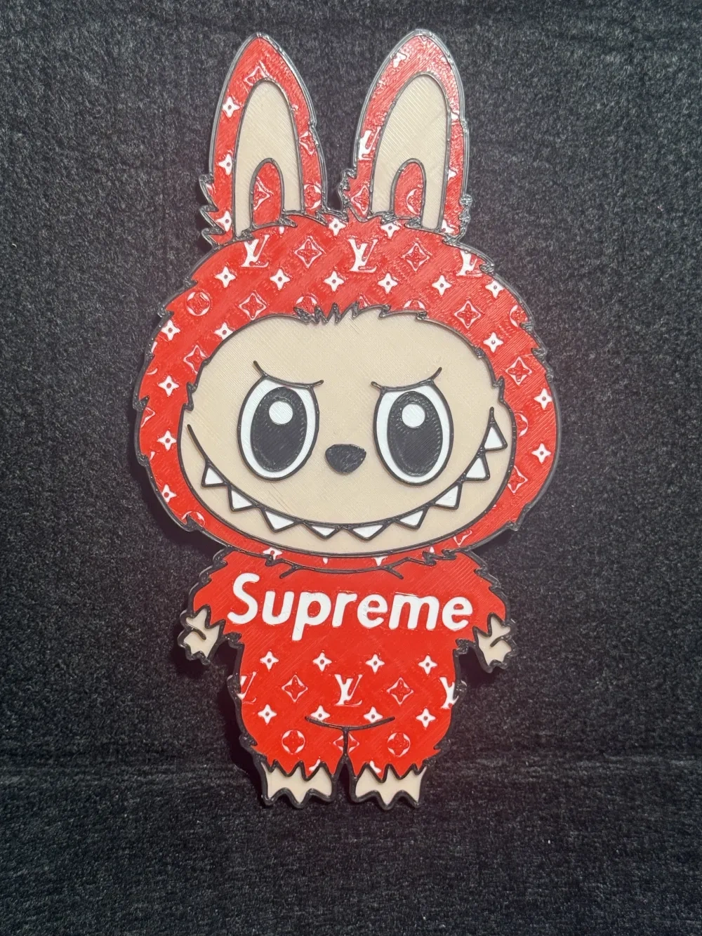 Labubu x Louis Vuitton x Supreme 波普艺术 - 无需AMS 来自 JDESIGNZ MakerWorld：免费 ...