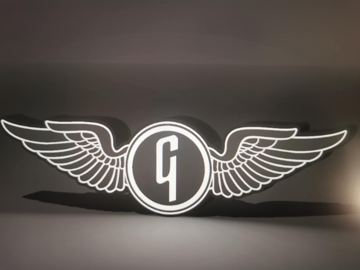 Gibson Wings 灯箱 - 免费 3D 打印模型 - MakerWorld