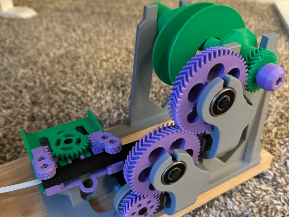重型线轴绕线器，零件齐全 二次创作 - 来自 Rob_Schaeffer MakerWorld：免费下载 3D 模型