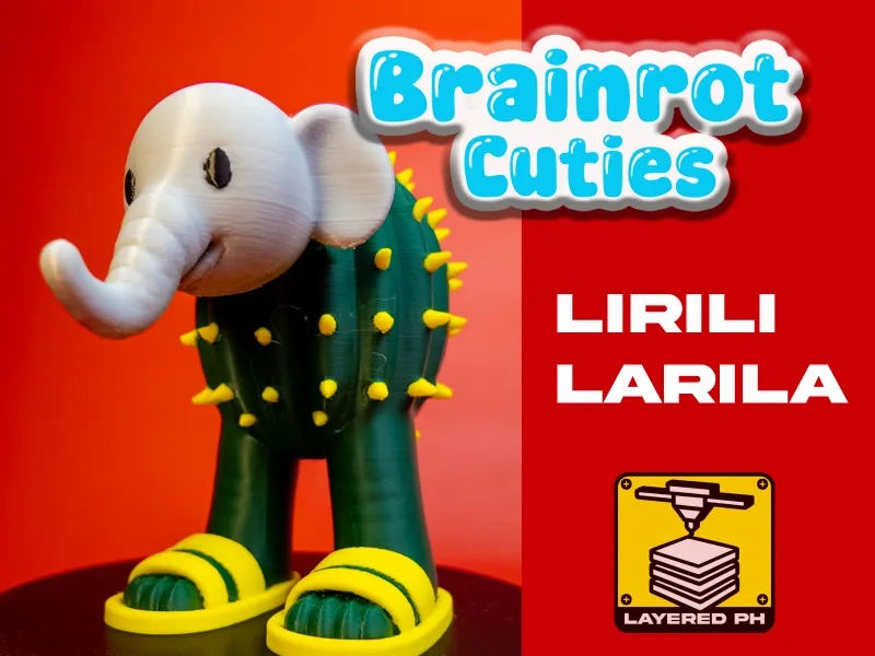 Lirili Larila 二次创作 - 来自 Szymczakgame MakerWorld：免费下载 3D 模型