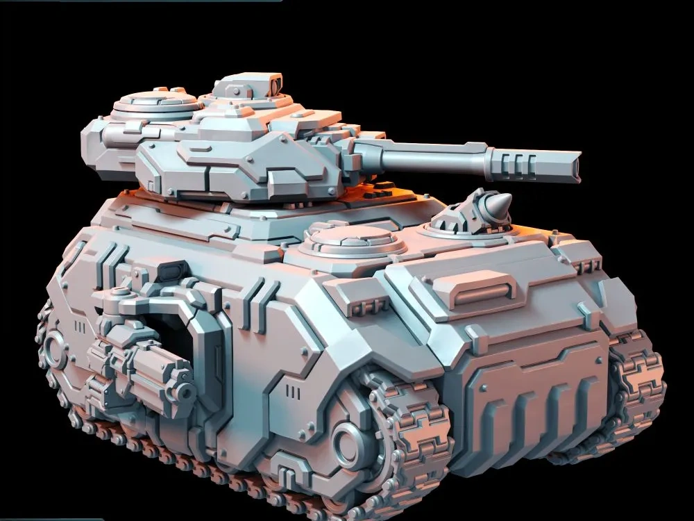 战锤坦克 二次创作 - 来自 新手小白勇闯3D MakerWorld：免费下载 3D 模型